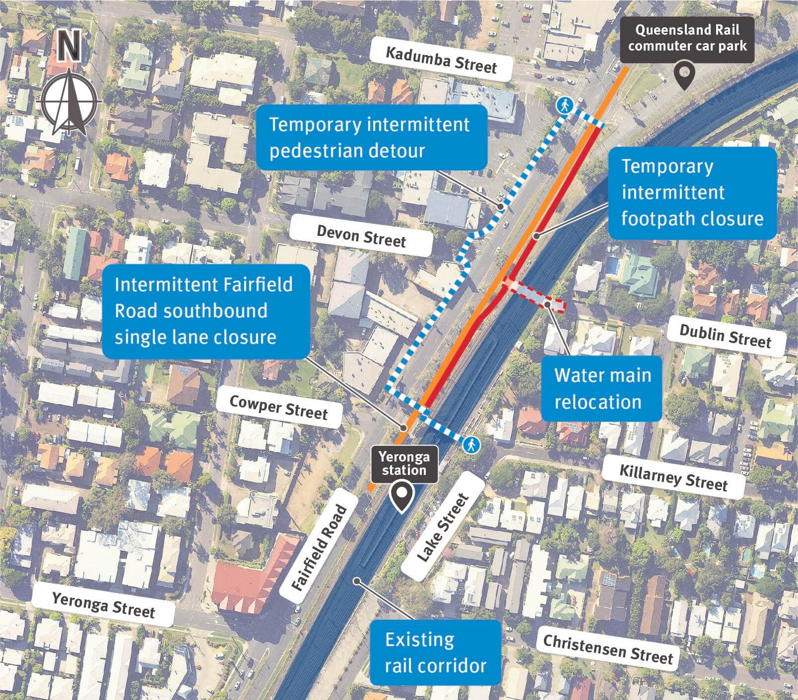 Construction update Fairfield to Yeronga stations - Cross River Rail