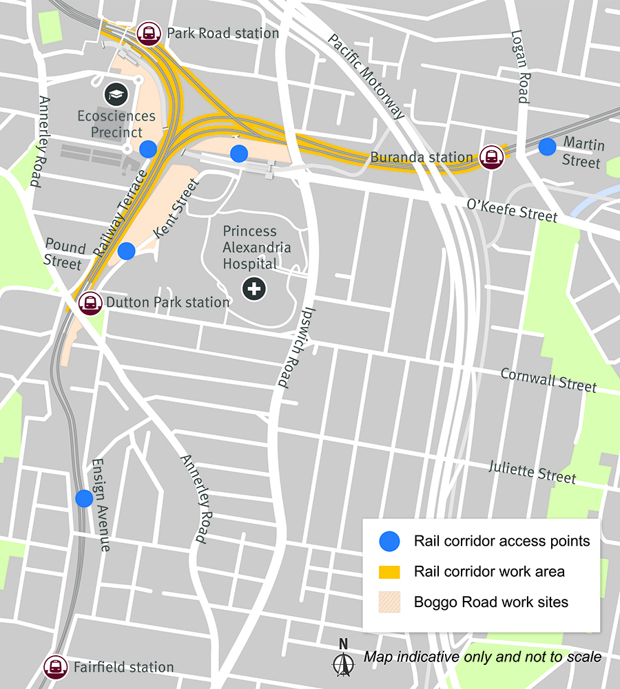 Weekend rail corridor works: Dutton Park, Park Road and Buranda ...