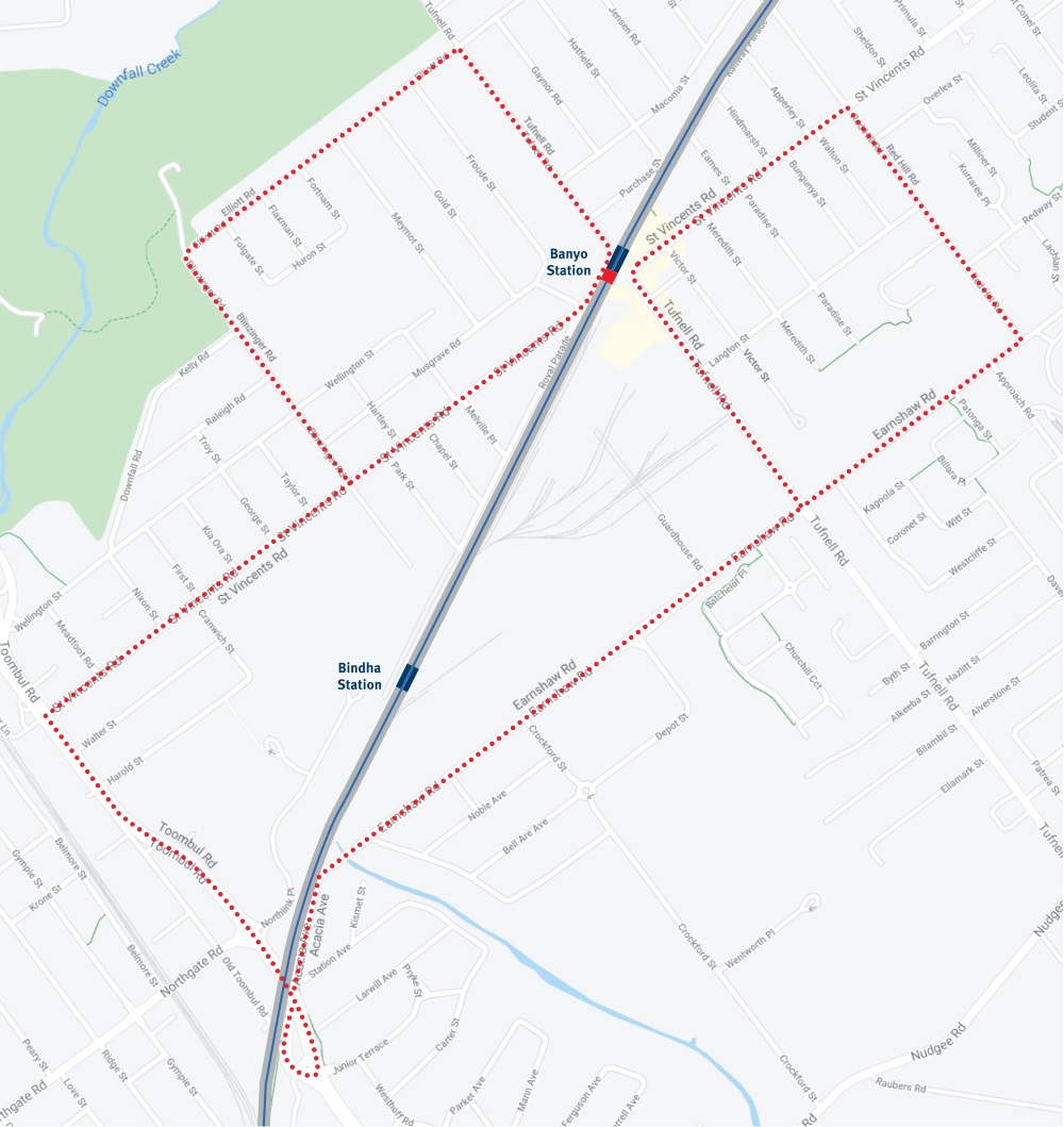 Road and car park closure – Royal Parade East, Banyo - Cross River Rail