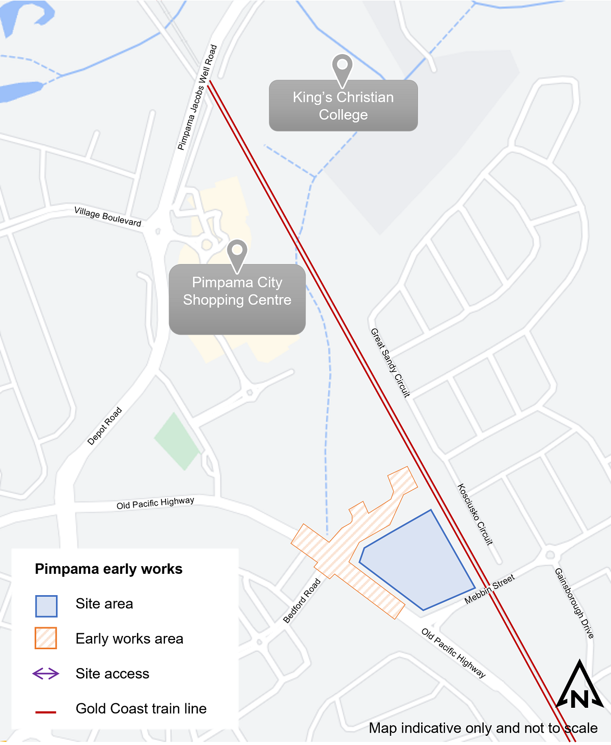 Site establishment – Pimpama station - Cross River Rail