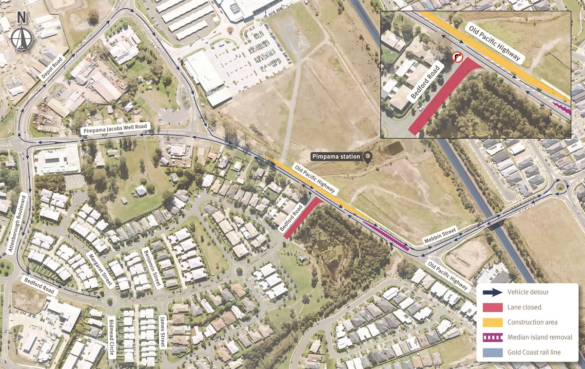 Early works – Pimpama station - Cross River Rail