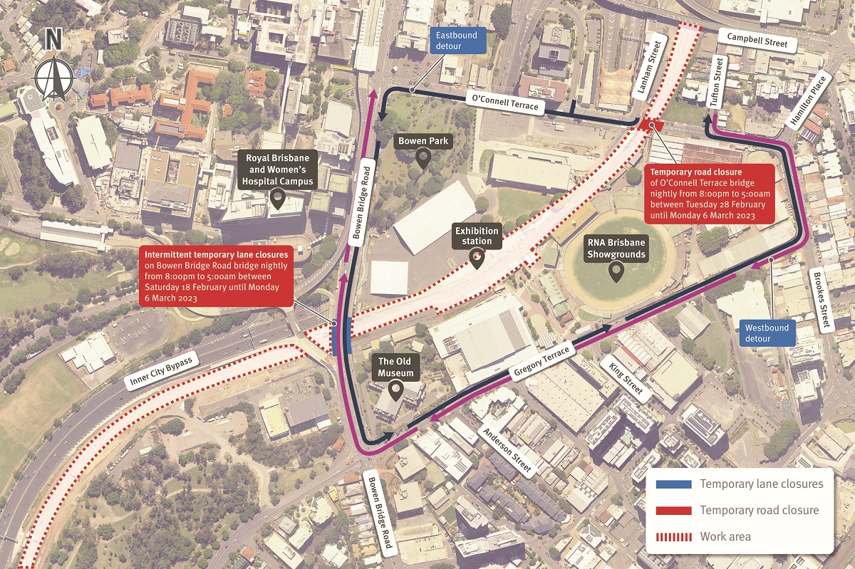 Construction update Exhibition station - Cross River Rail