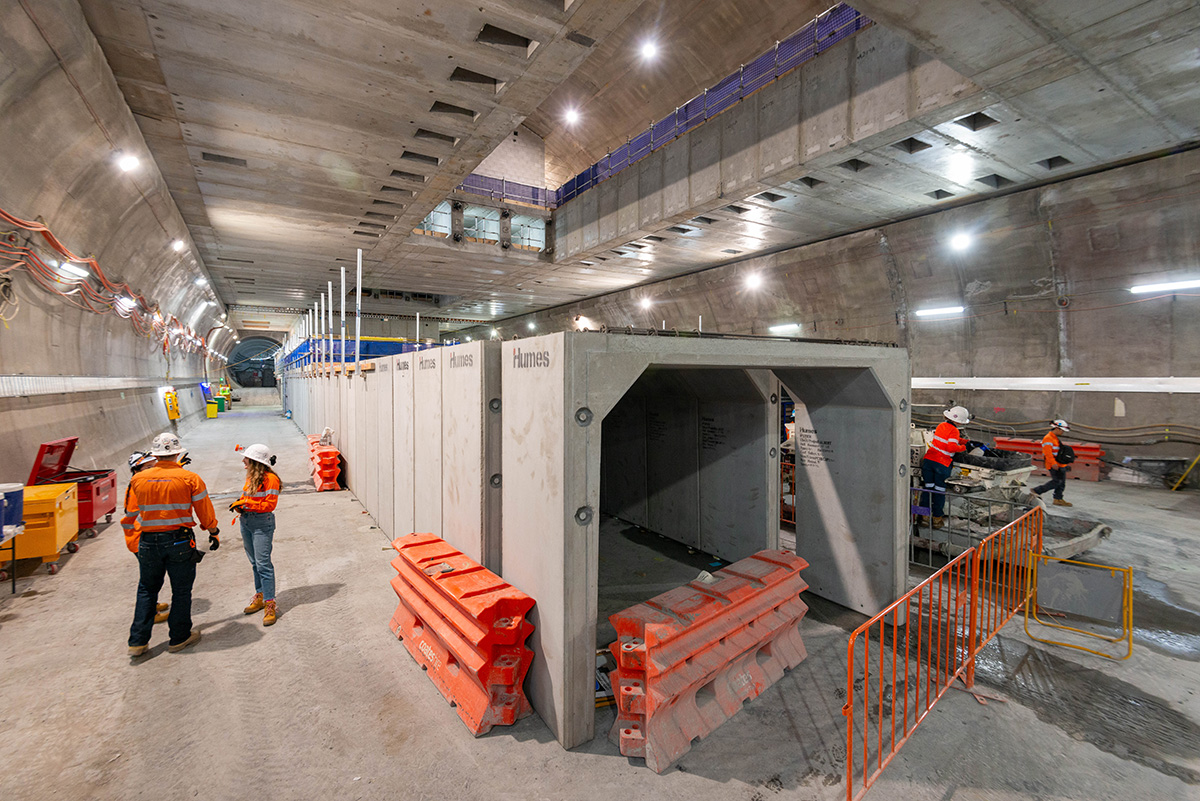 Albert Street station construction update - Cross River Rail