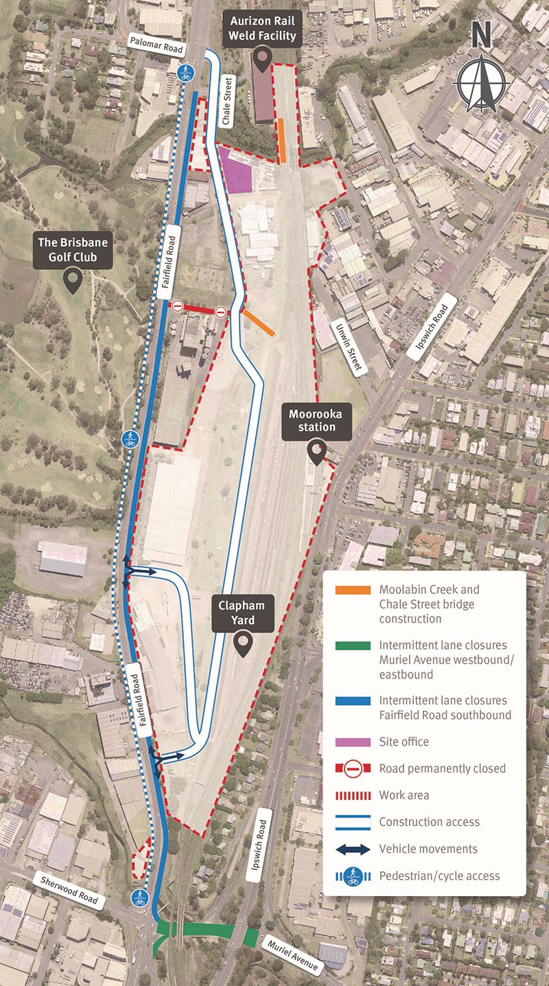 Moorooka station & Clapham Yard construction update - Cross River Rail