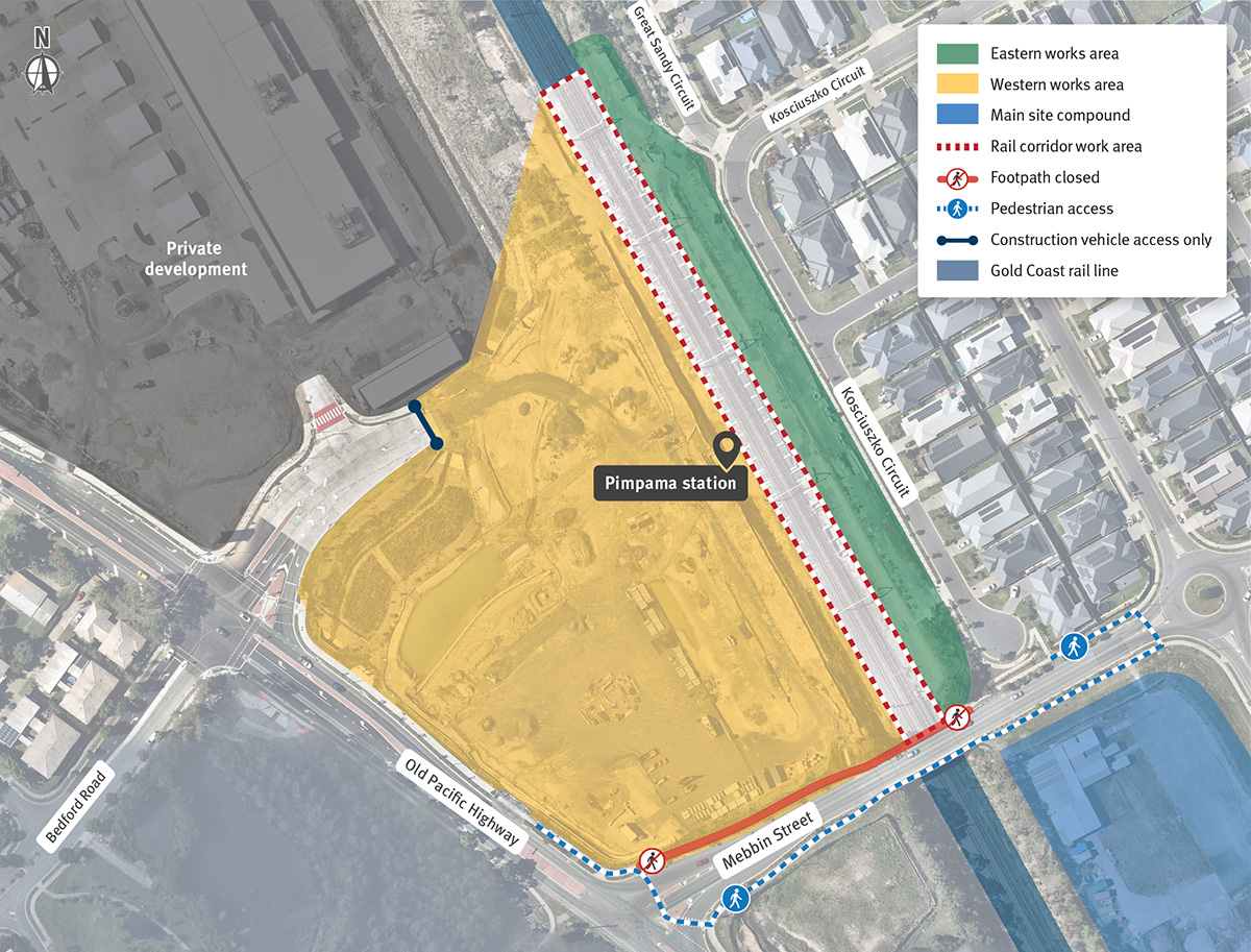 Pimpama station construction update - Cross River Rail