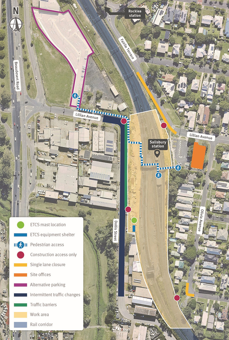 Construction update Salisbury station - Cross River Rail