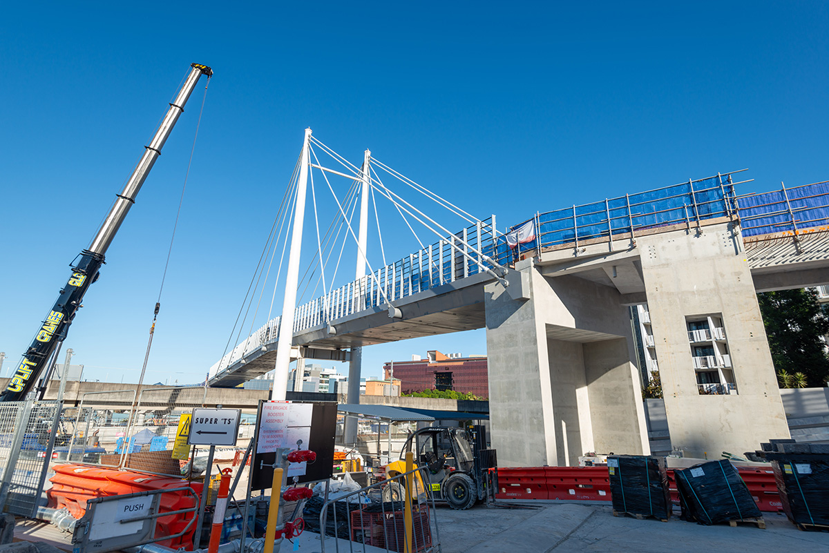 Boggo Road station construction update - Cross River Rail